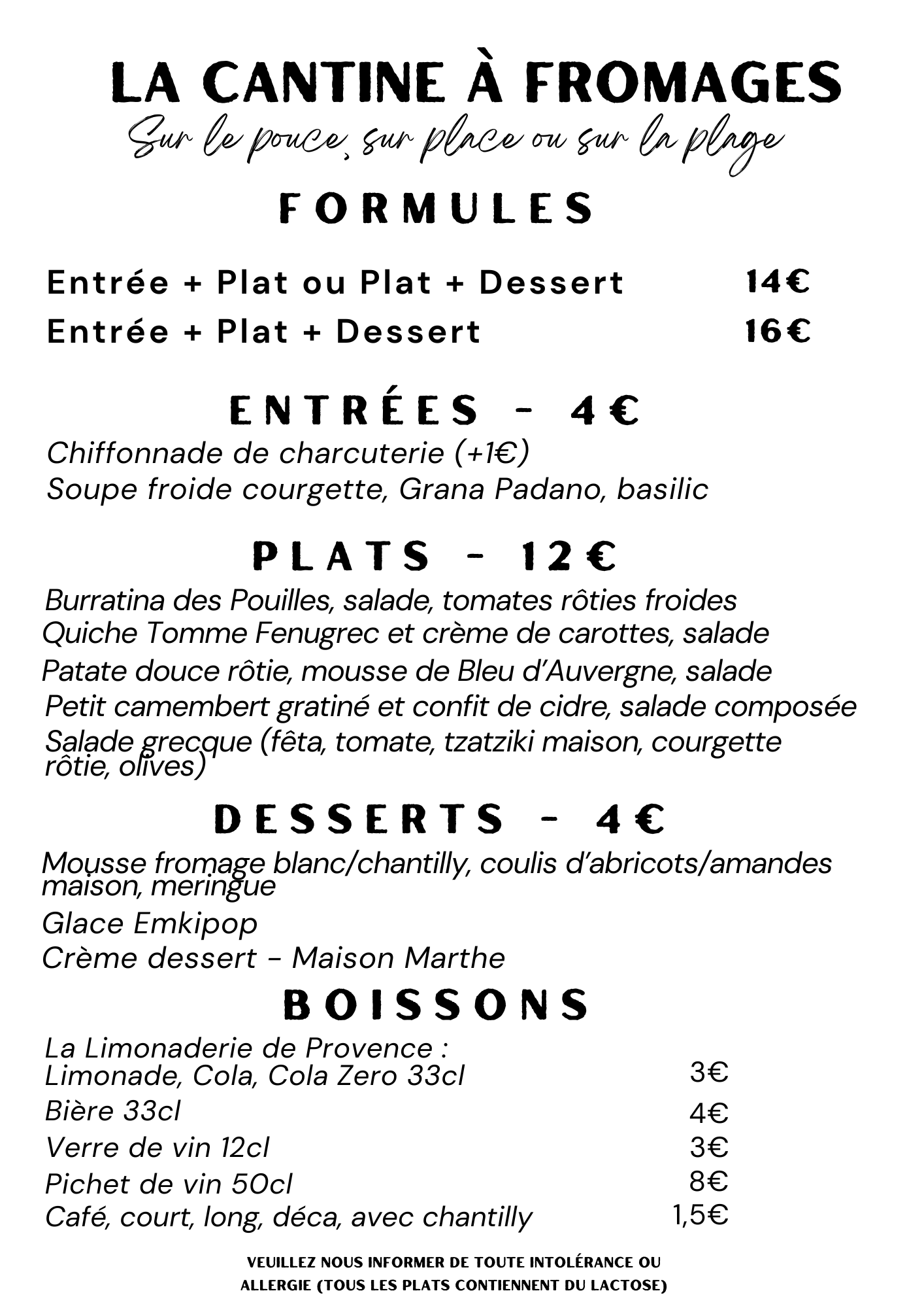 Ouverture de La Cantine à Fromages ! - Raisin Crème